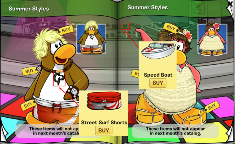Club Penguin Journey: Penguin Style Catalog Hidden Item Guide and ...