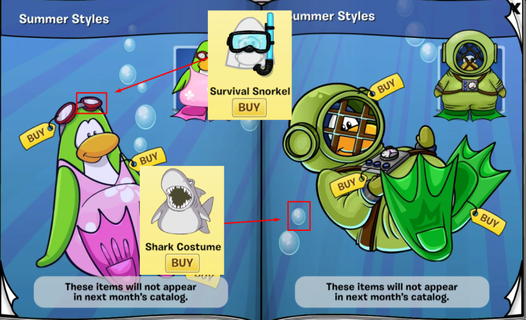 Club Penguin Journey: Penguin Style Catalog Hidden Item Guide and ...