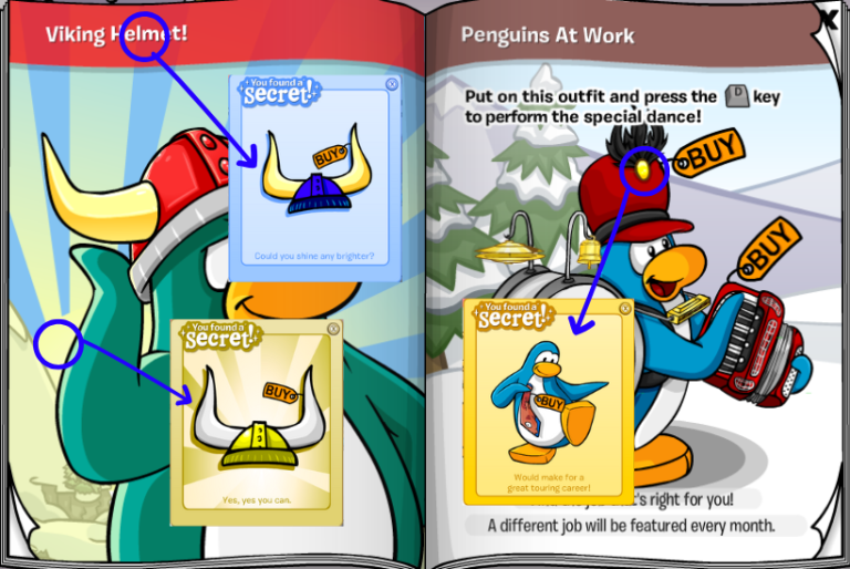 Club Penguin Zero: Penguin Style Catalog Hidden Item Guide NOVEMBER ...